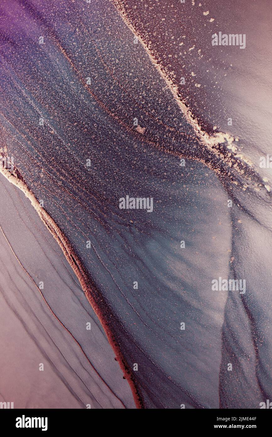 Abstract. Ink, paint,. Closeup of the painting. Colorful abstract ...