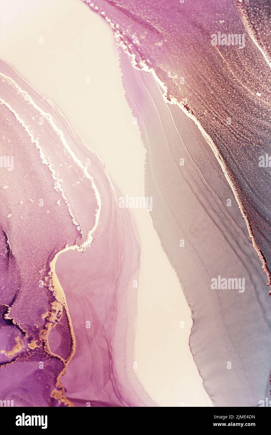 Abstract. Ink, paint,. Colorful abstract painting background. Closeup ...