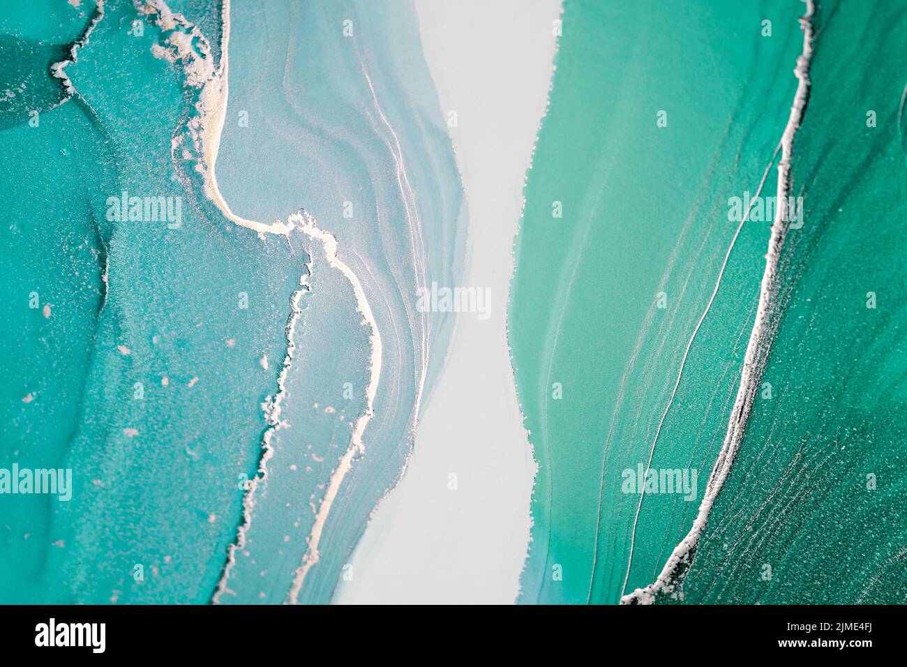 Ink, abstract, sea painting. Colorful liquid ink technique water ...