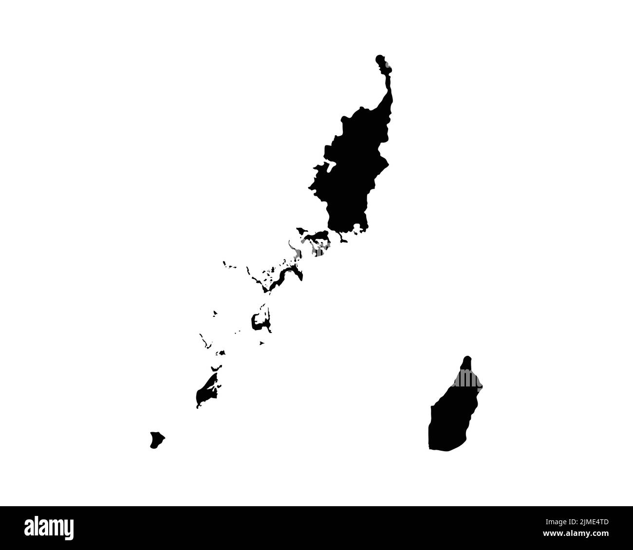 Palau Map. Palauan Country Map. Black and White National Nation ...