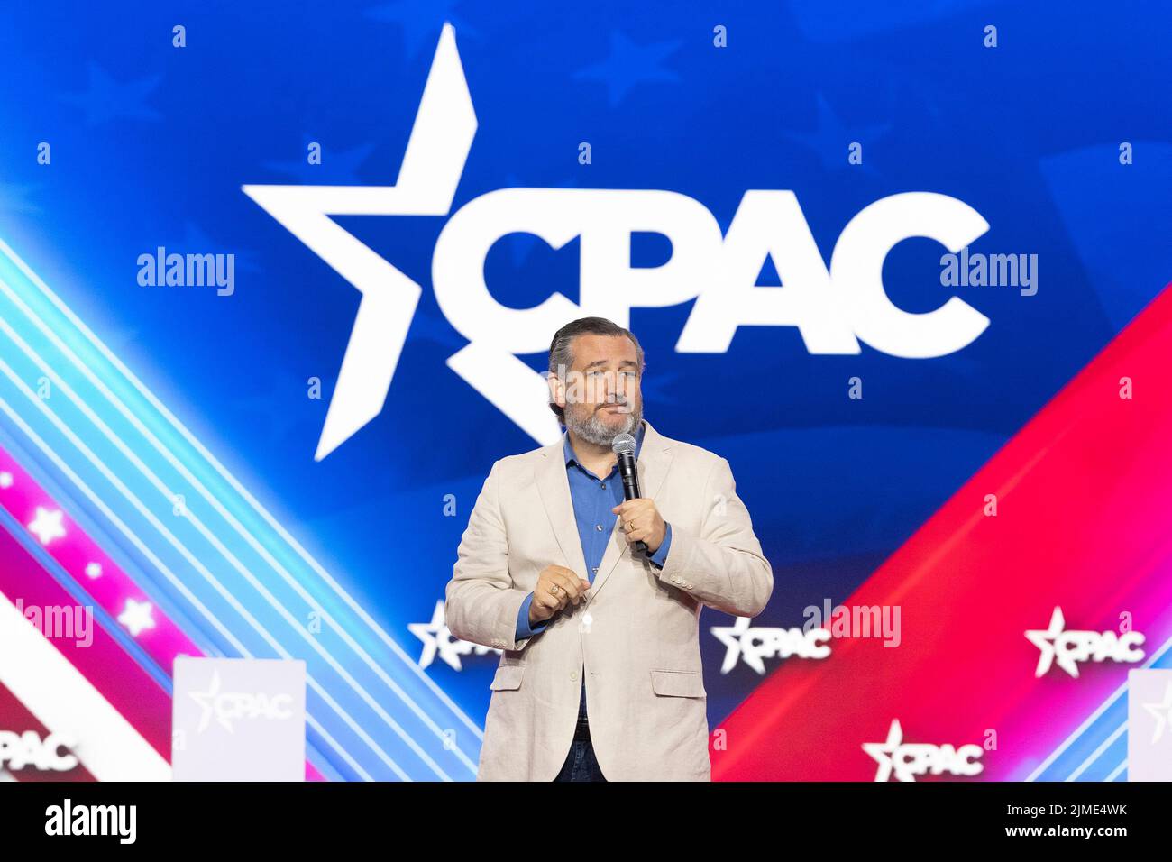 Dallas, Texas, USA. 5th Aug, 2022. Senator Ted Cruz speaks during CPAC ...