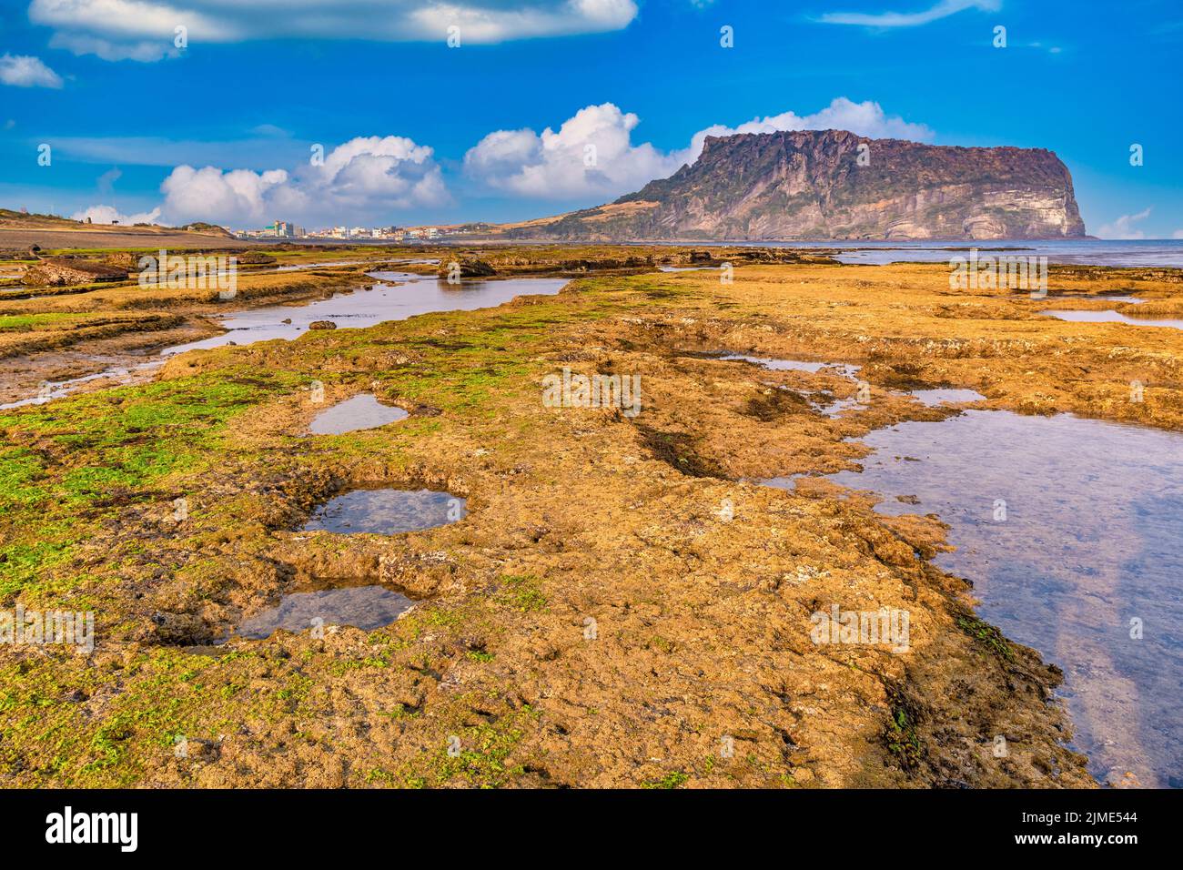 Jeju Island South Korea, nature landscape at Jeju Do Seongsan ...