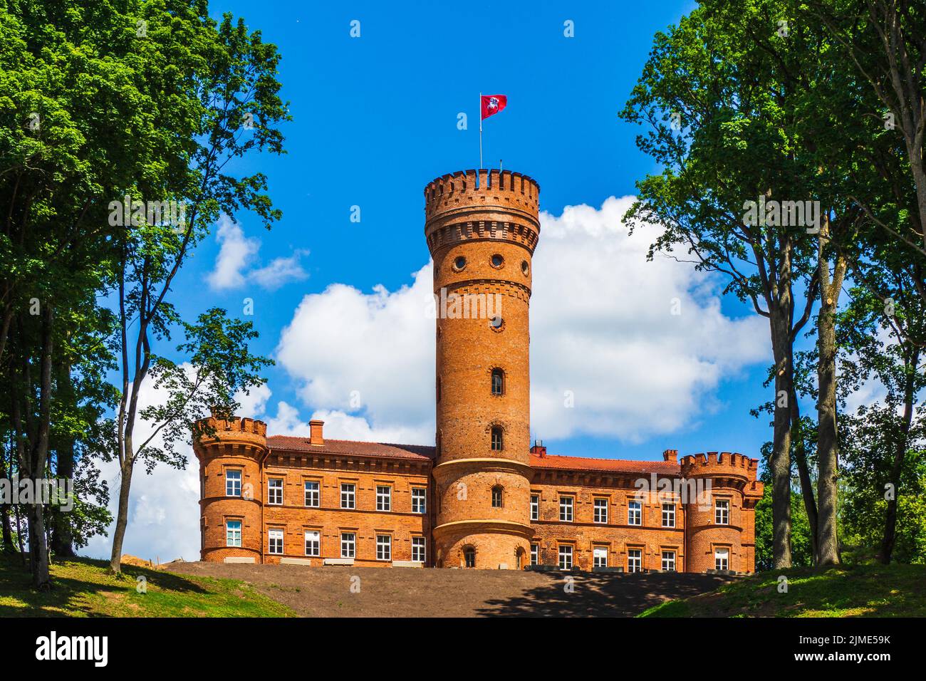 Castle of Raudone - Renaissance Style Manor with a Cylindrical Tower ...