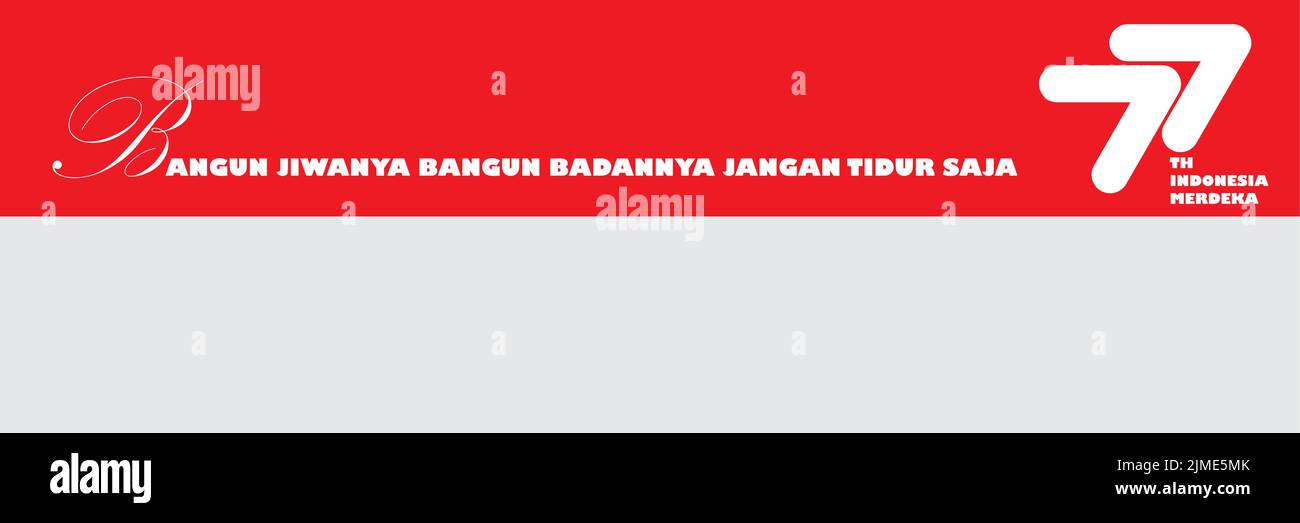 Design banner of the proclamation of independence of the Republic of ...