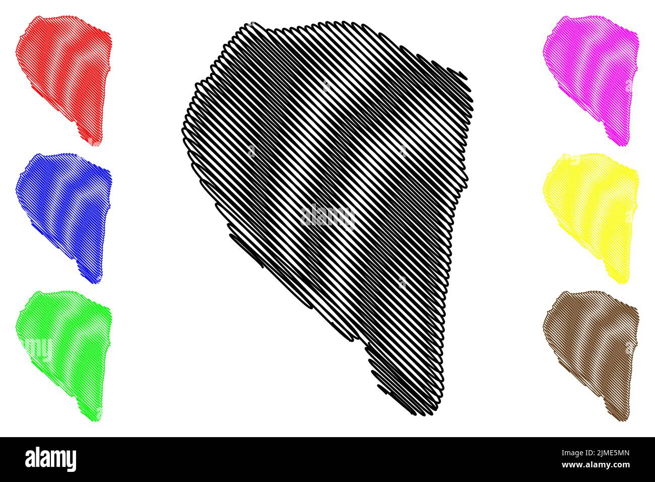 Tarakan island (Republic of Indonesia, South East Asia) map vector ...