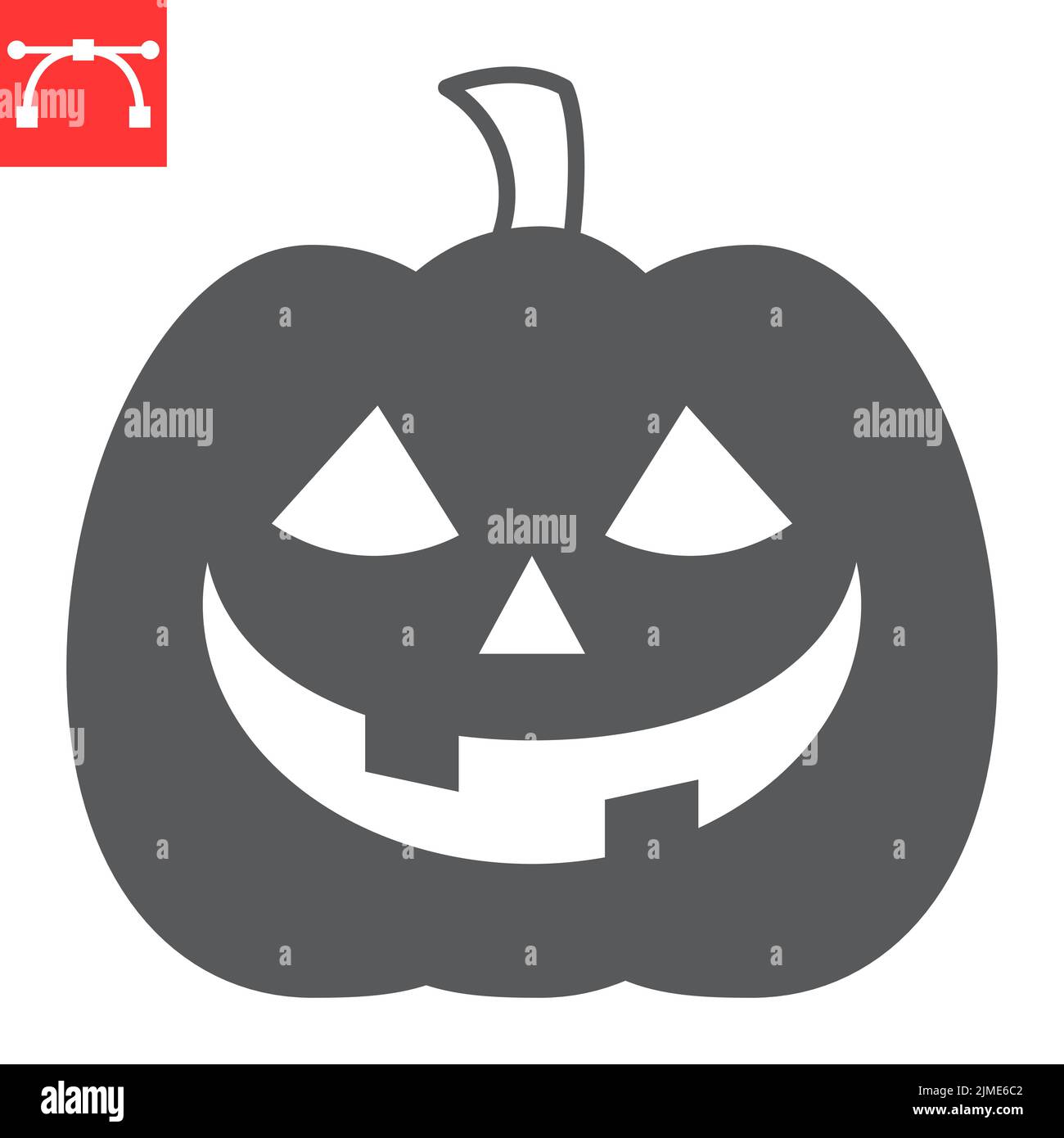 Pumpkin glyph icon, halloween and scary, halloween pumpkin vector icon ...