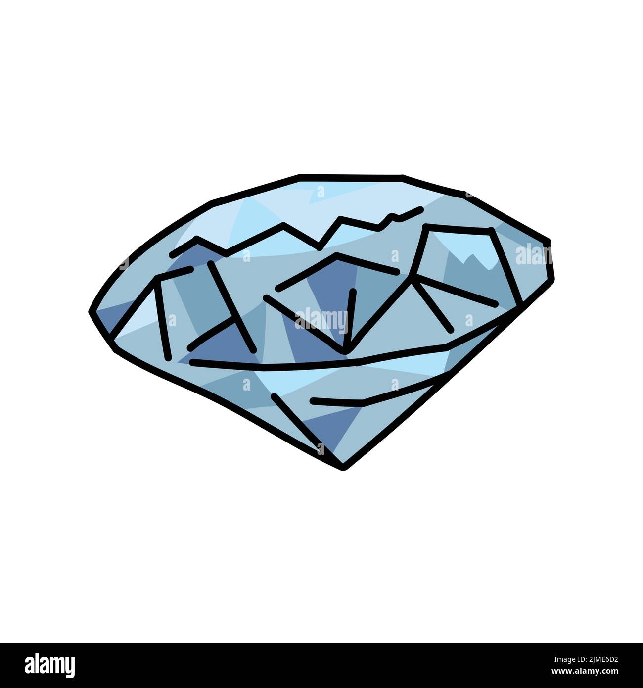 Diamond color line icon. Precious stones. Pictogram for web page ...
