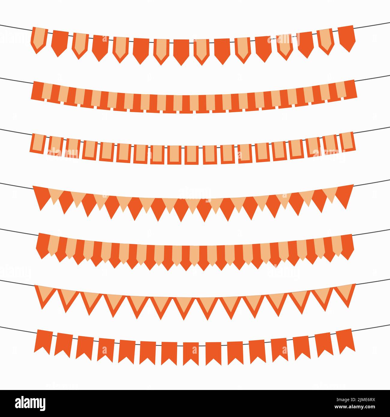 Orange flags Cut Out Stock Images & Pictures - Alamy