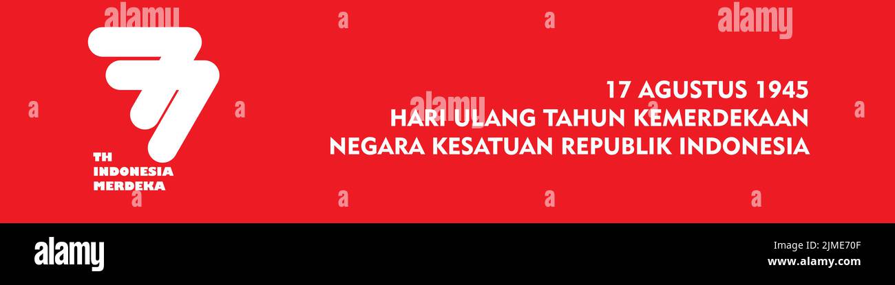 Design banner of the proclamation of independence of the Republic of ...