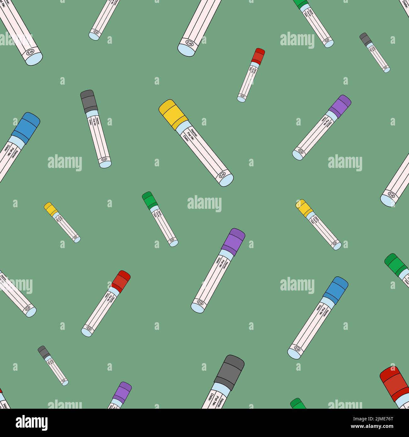 Test tubes. Empty vacuum test tubes for examining patients' blood tests ...