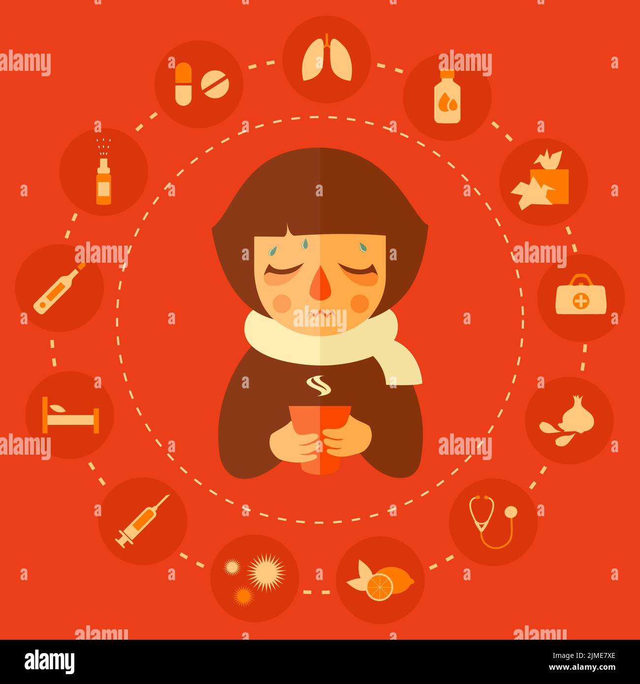 Virus, allergy and cold Stock Photo - Alamy