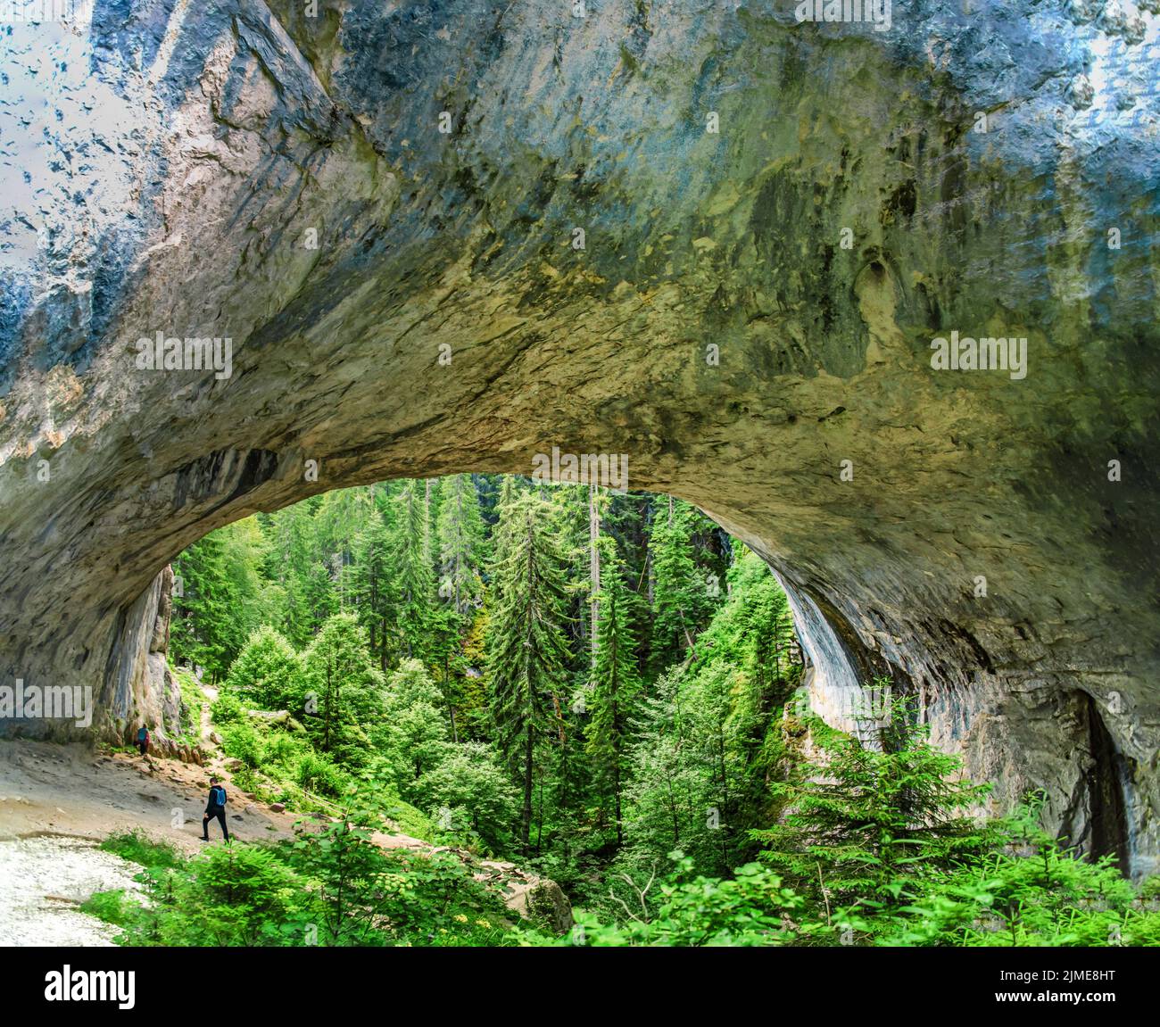 Wonder Bridges natural phenomena in Rhodopi Mountain, Bulgaria Stock ...