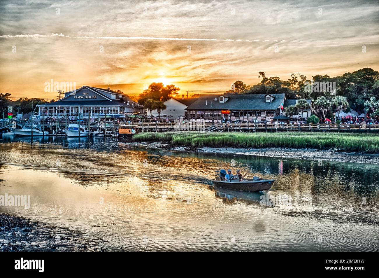 Views and scenes at murrells inlet south of myrtle beach south carolina ...