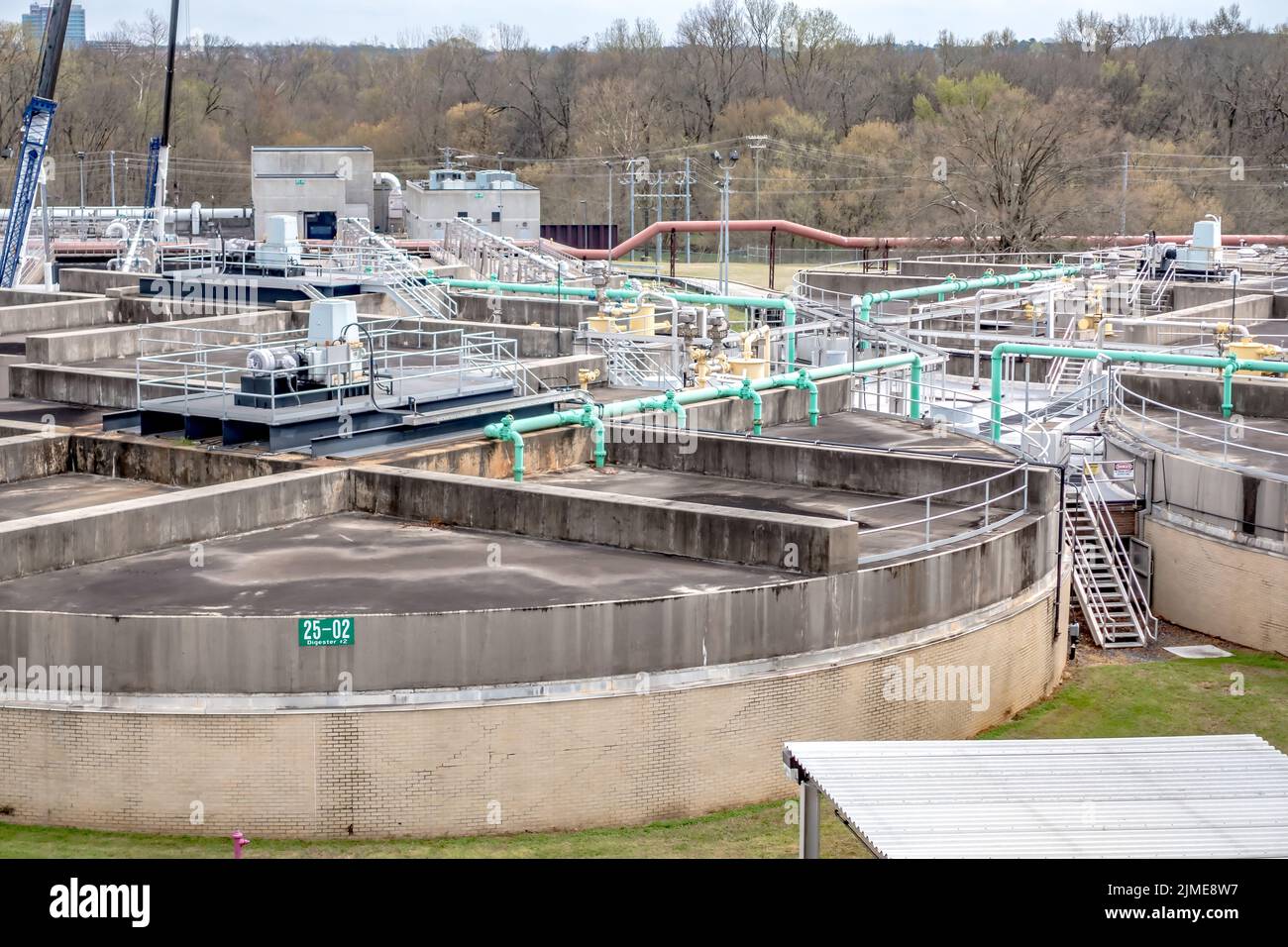 Wastewater treatment facility hi-res stock photography and images - Alamy