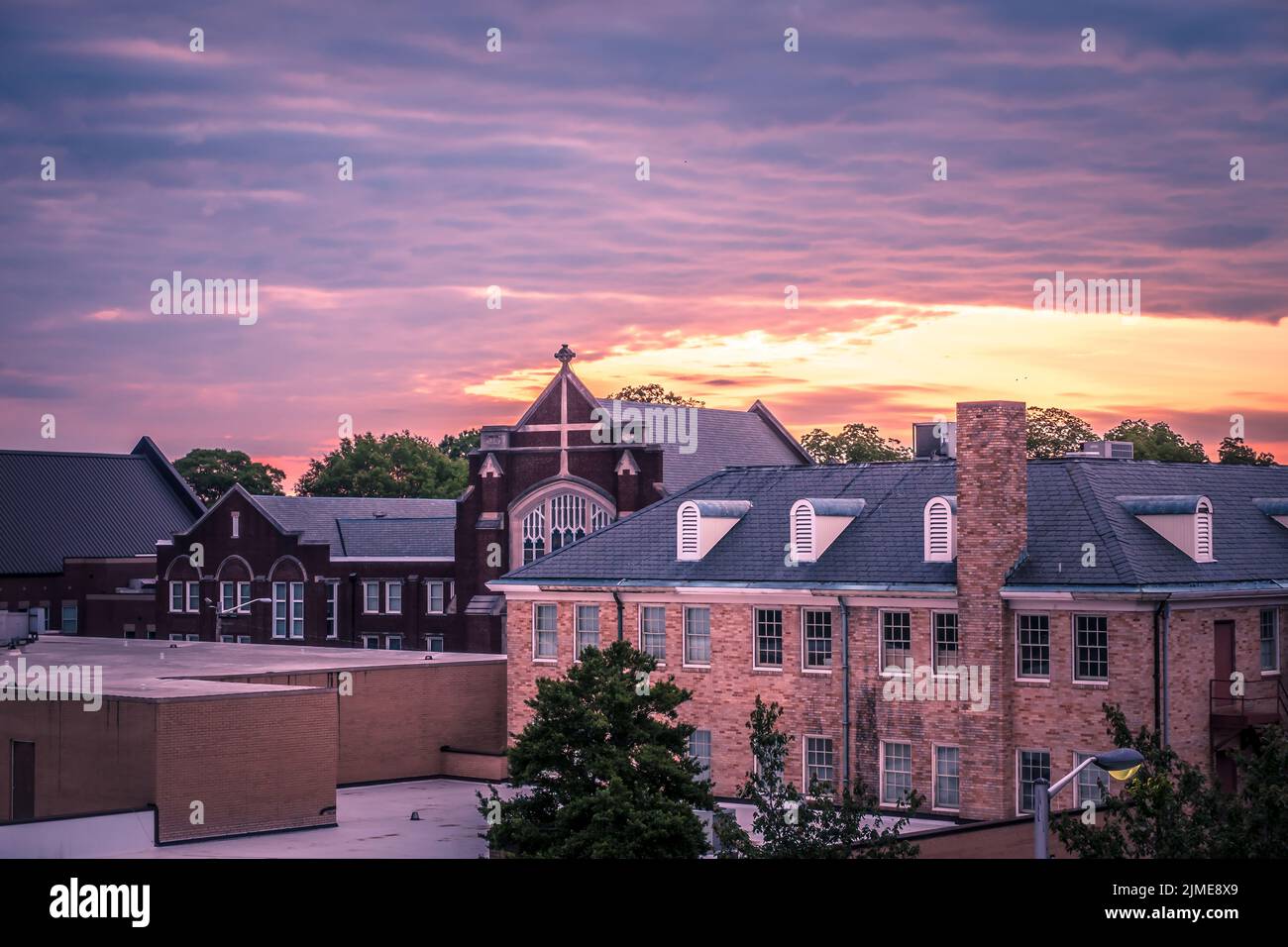 Rock hill south carolina downtown in the morning Stock Photo - Alamy