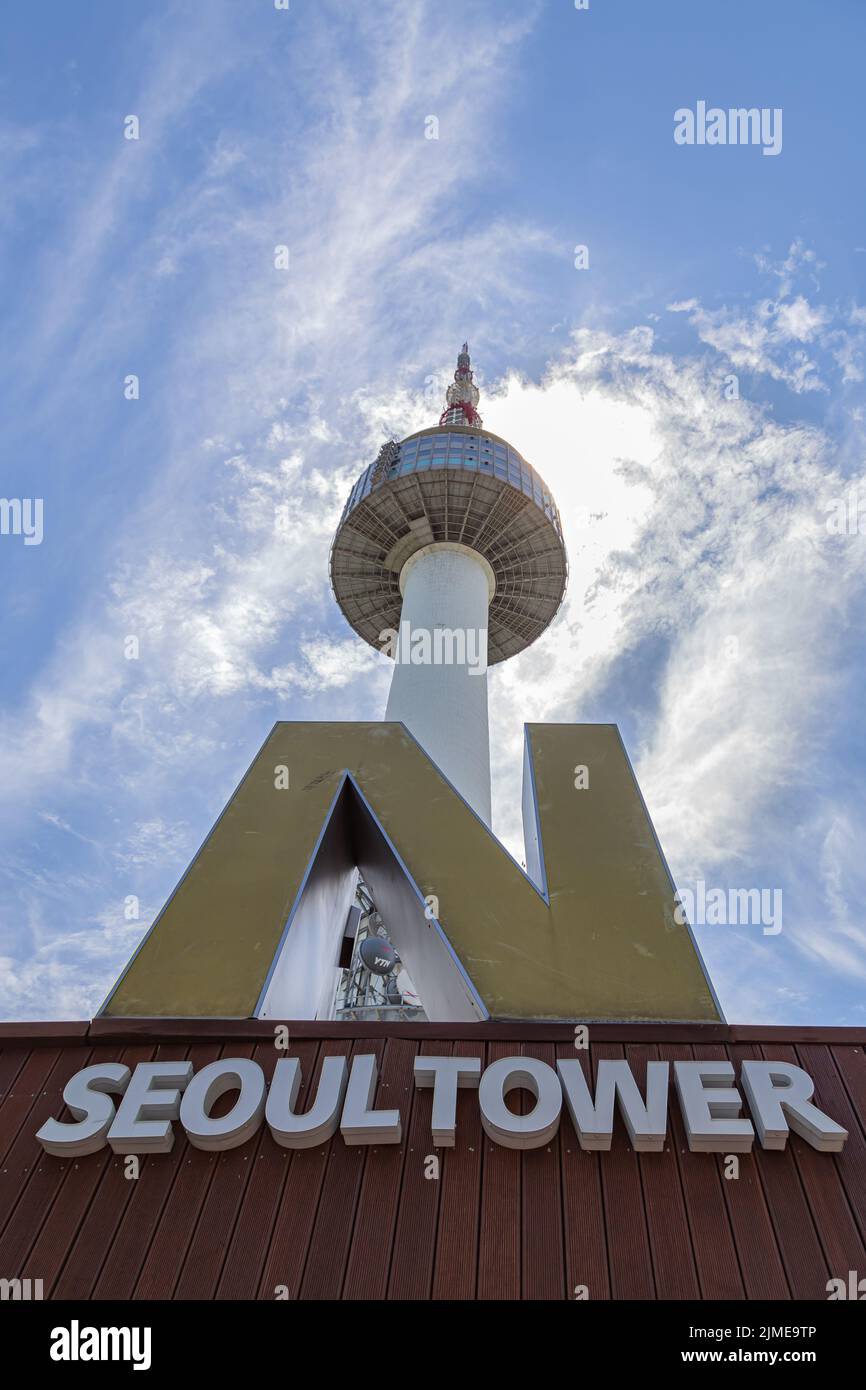 Seoul, South Korea, 1st, August, 2014, An image of beautiful Seoul ...