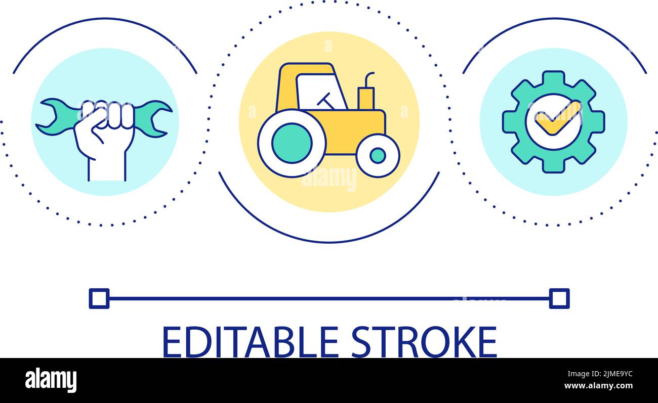 Agricultural transport loop concept icon Stock Vector Image & Art - Alamy
