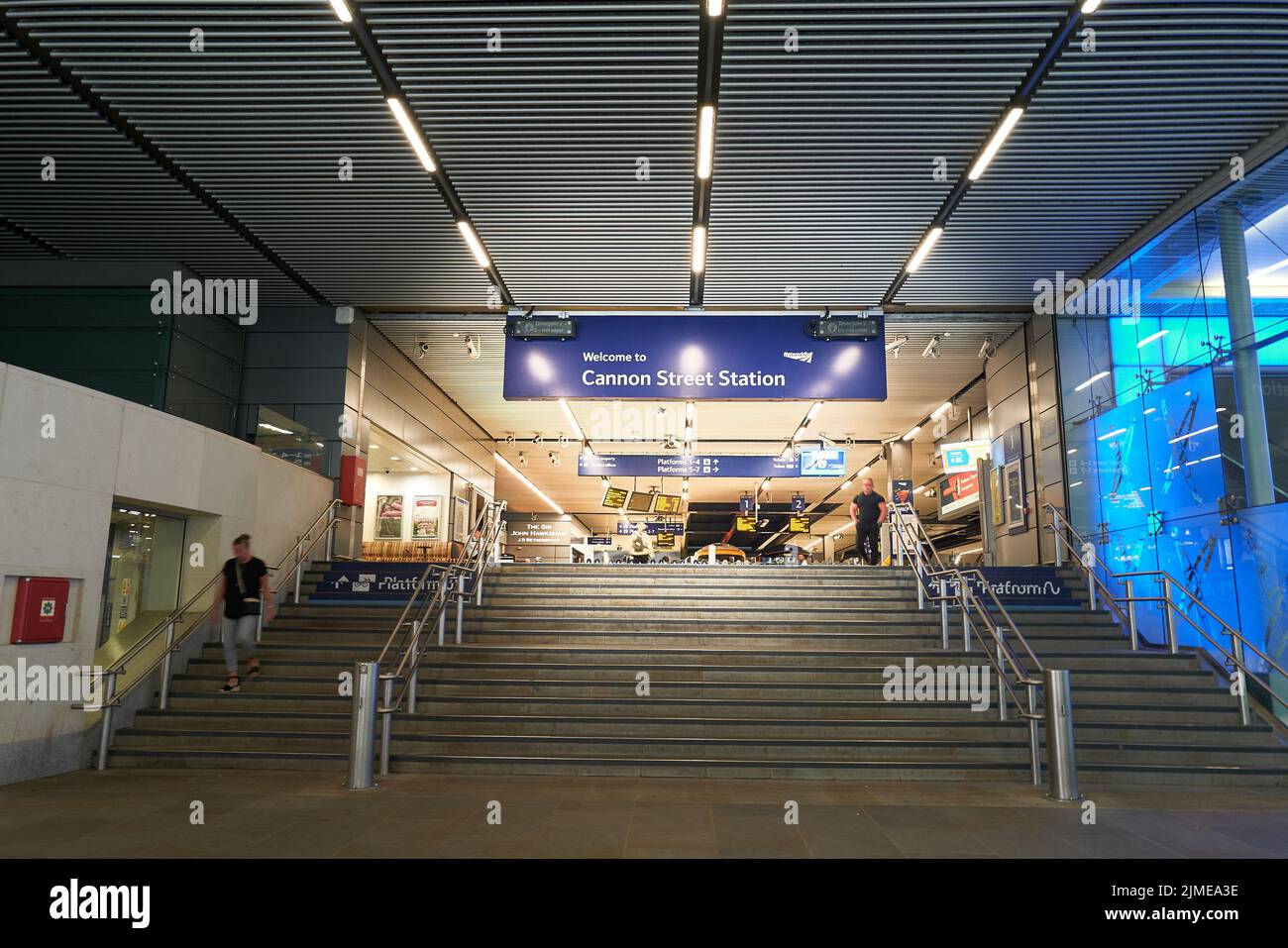 Cannon Street rail station, London, England Stock Photo - Alamy