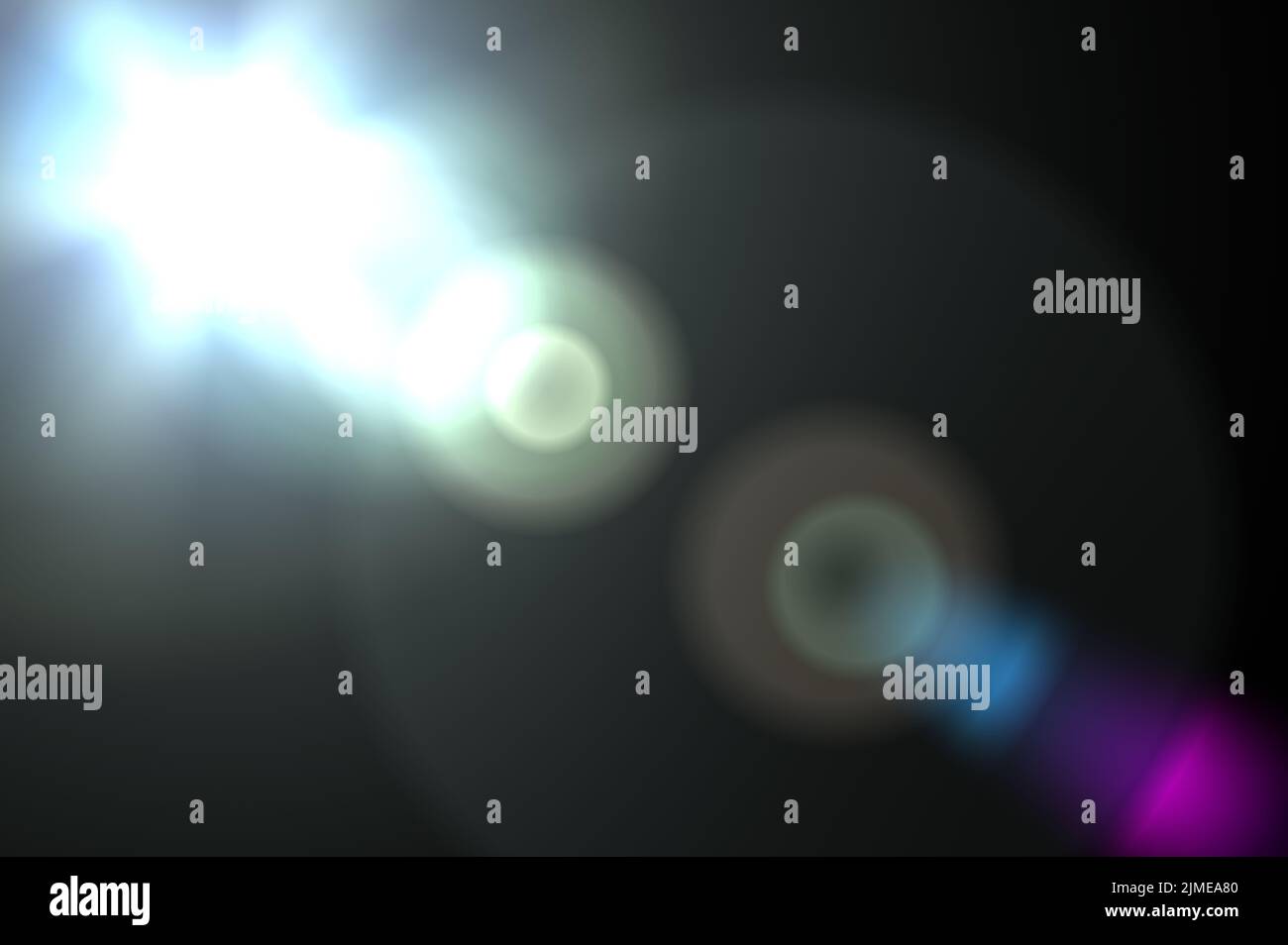 Lens Flare ,Sun Flare on black background. Sun rays light isolated on ...