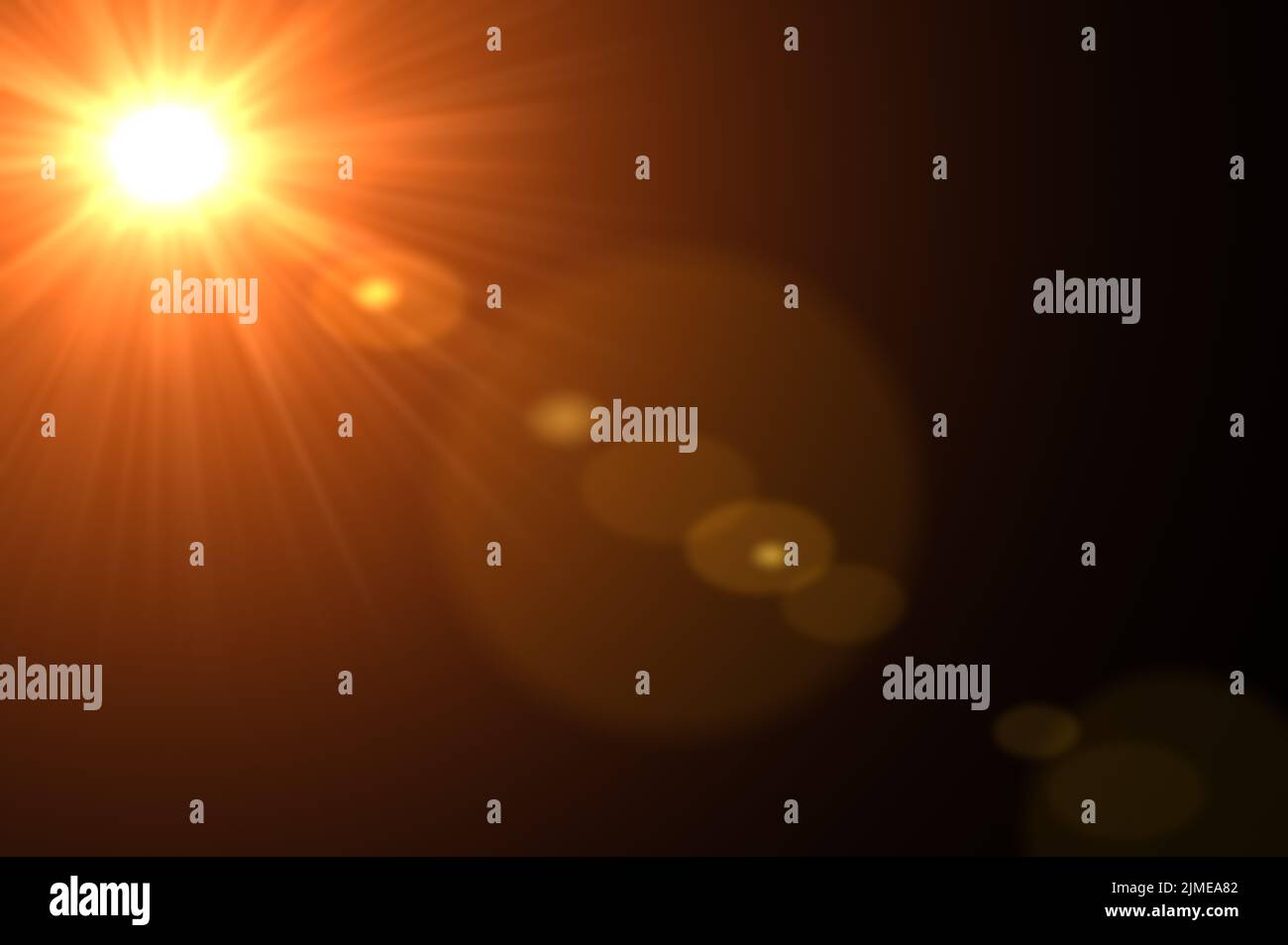 Orange Optical Flares