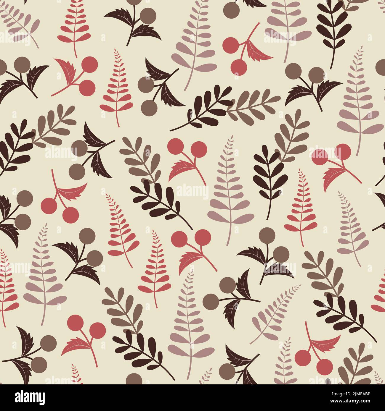 Stylish ornate vector floral seamless pattern design. Elegant ditsy ...