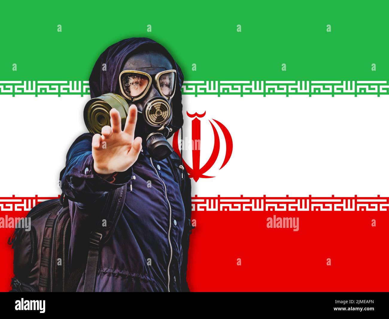 World war gas mask warning hi-res stock photography and images - Alamy