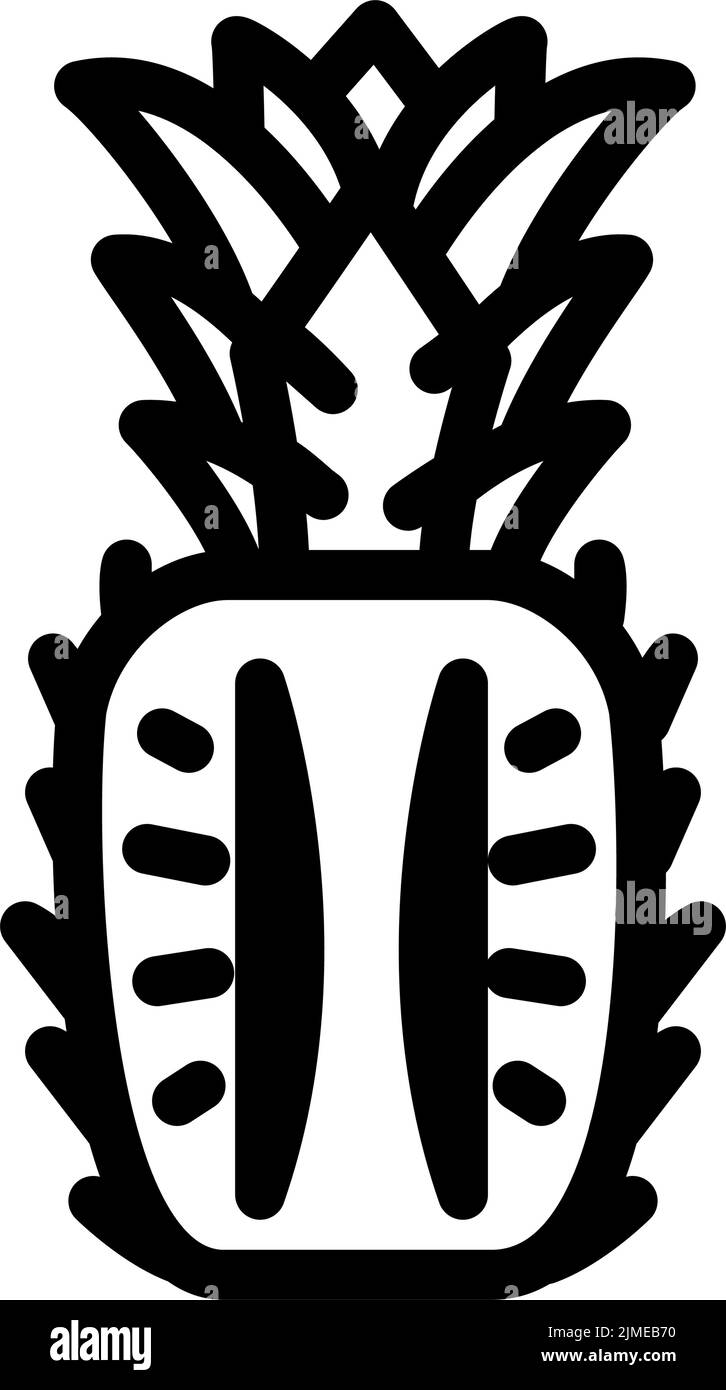 Closeup fresh cut pineapple Black and White Stock Photos & Images - Alamy