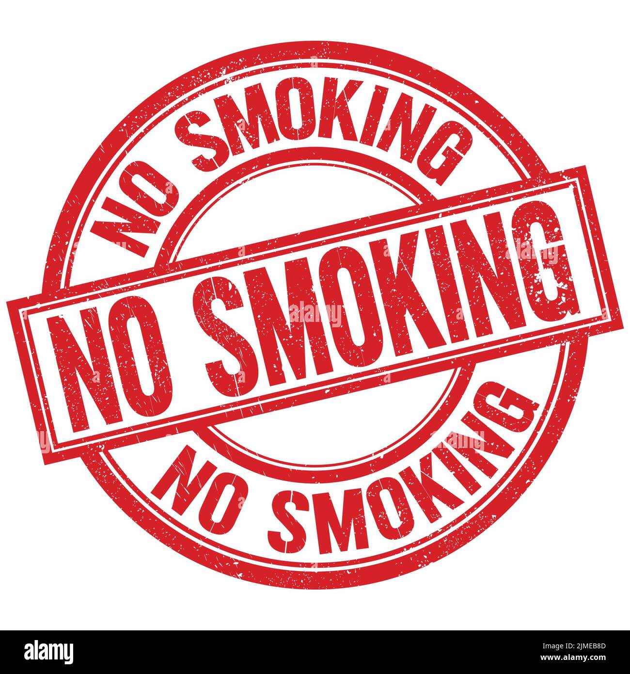 NO SMOKING text written word on red round stamp sign Stock Photo - Alamy