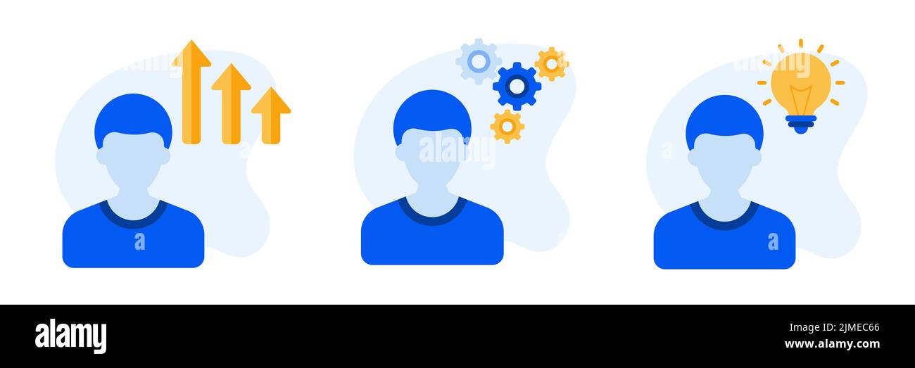 A vector illustration of different customer service and business icons ...