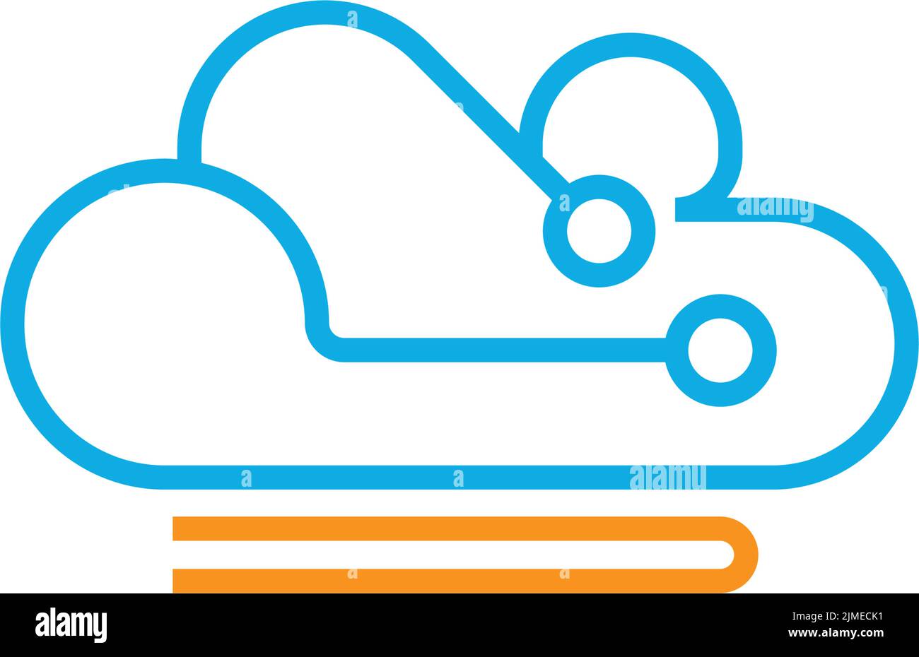 Cloud logo icon design illustration template vector Stock Vector Image ...