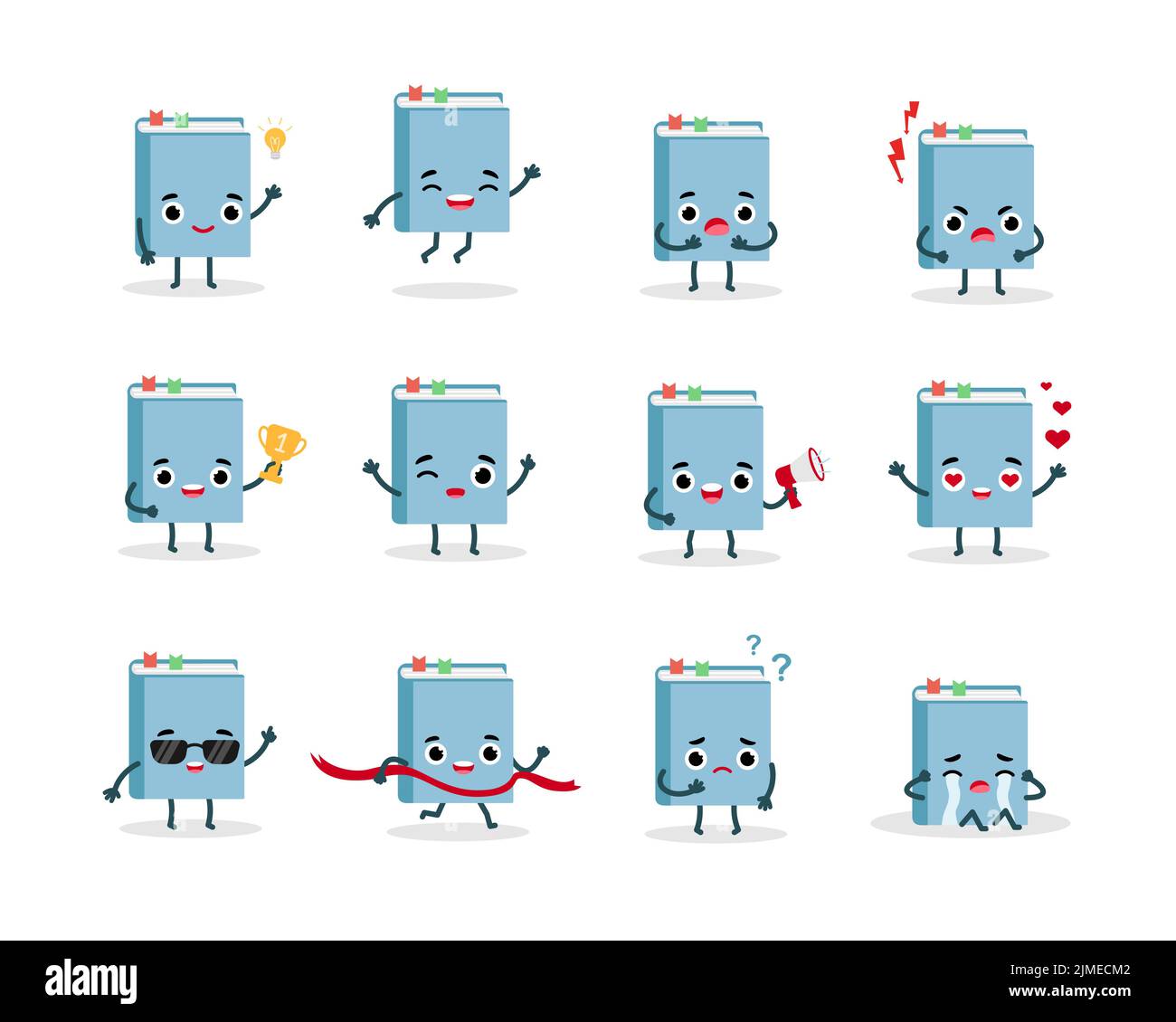 Notebook emoticon kawaii cartoon hi-res stock photography and images ...