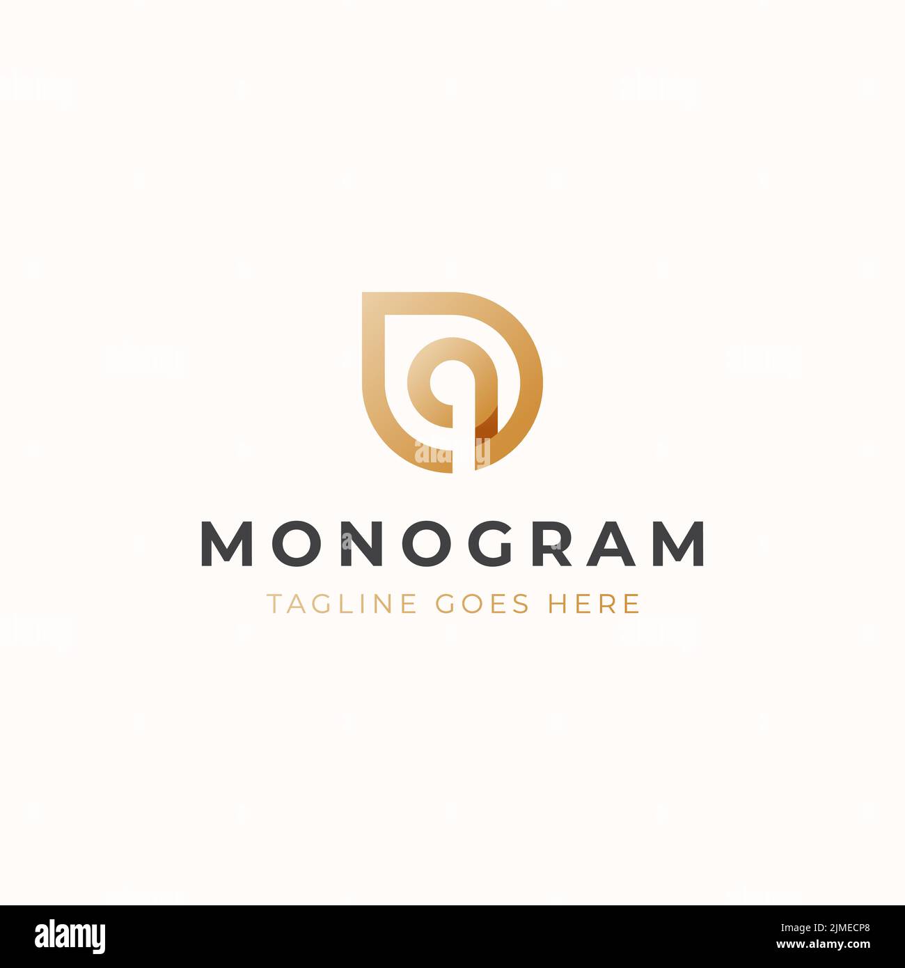 A letter D monogram logo template vector illustration Stock Vector ...