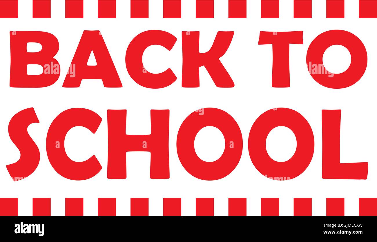 Back school banner autumn Stock Vector Images - Alamy