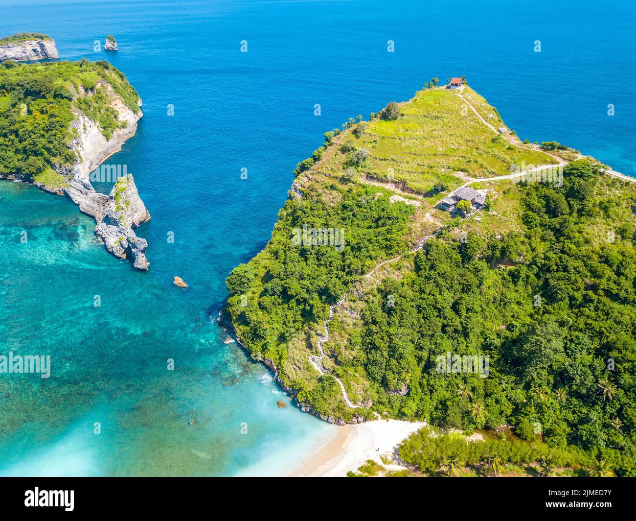 Aerial scenic nusa penida view hi-res stock photography and images - Alamy