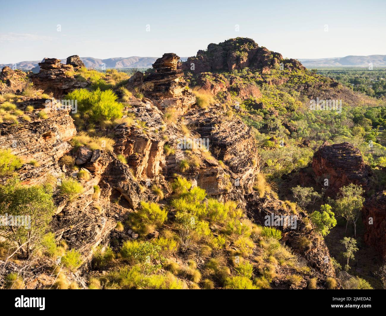 Quartz sandstone and congolmerate sedimentary karst rock formations ...