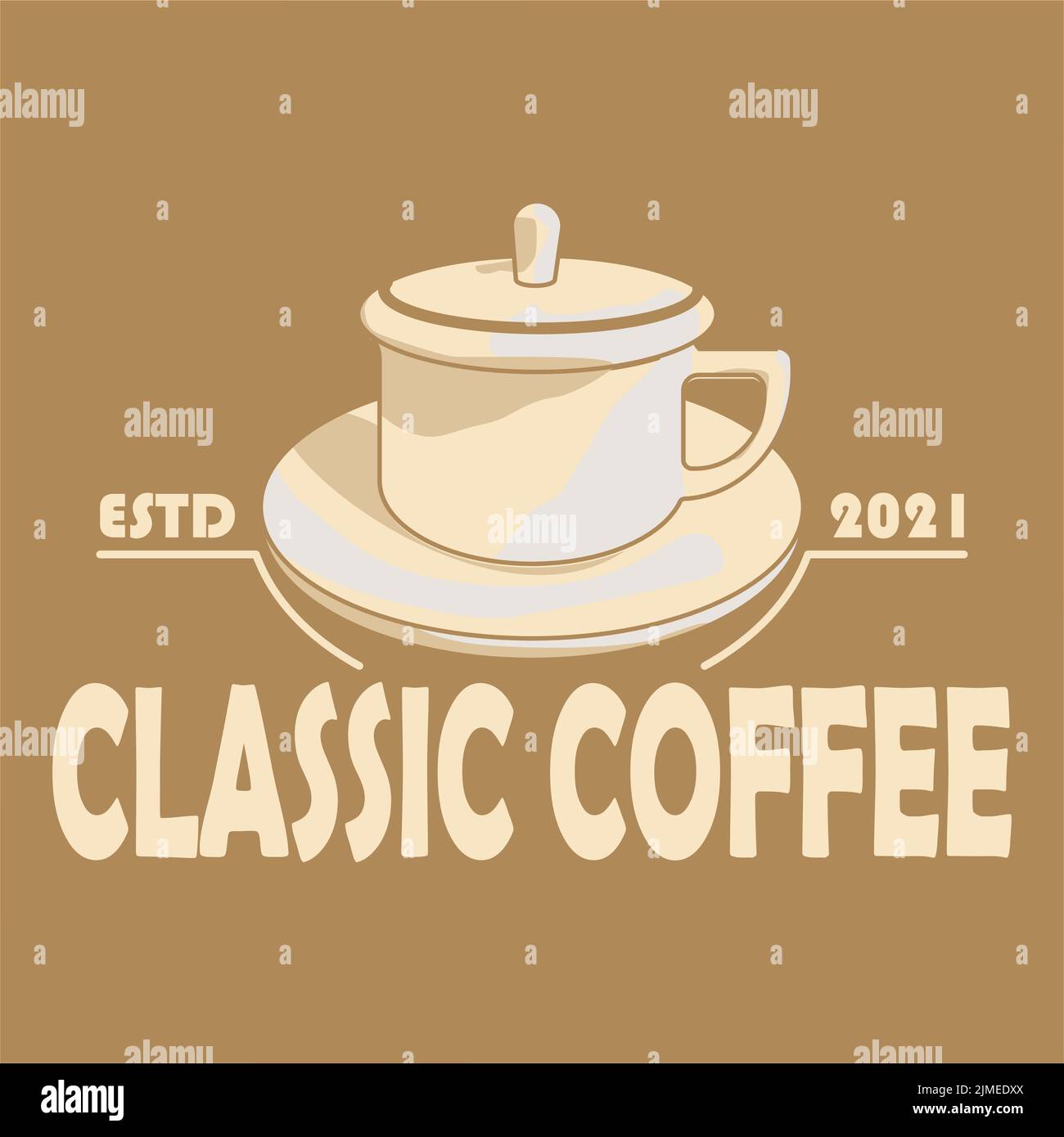 vintage logo coffee. classic. can be used for icons, logos, templates ...