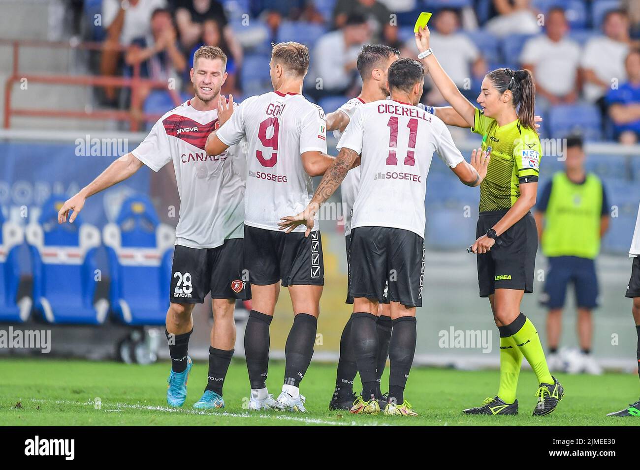 Luigi Ferraris stadium, Genova, Italy, August 05, 2022, The Referee of the match Maria Sole ...