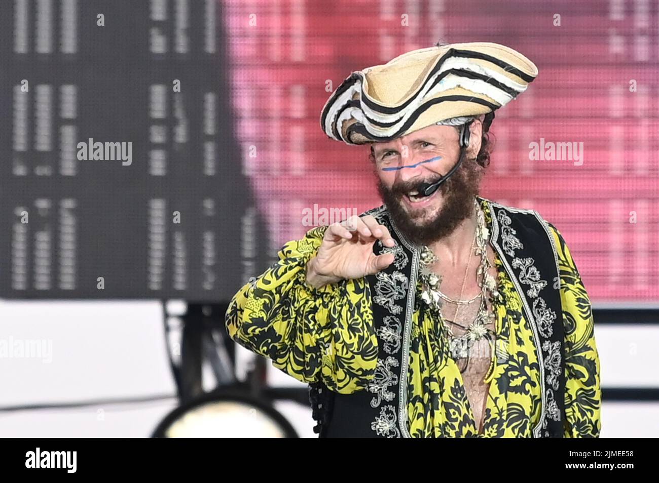 Lungomare, Lido di Fermo, Italy, August 05, 2022, Jovanotti performing ...