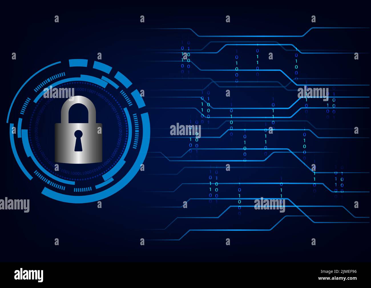 Vector illustration Hi Technology Key Hole and gears cog protection ...