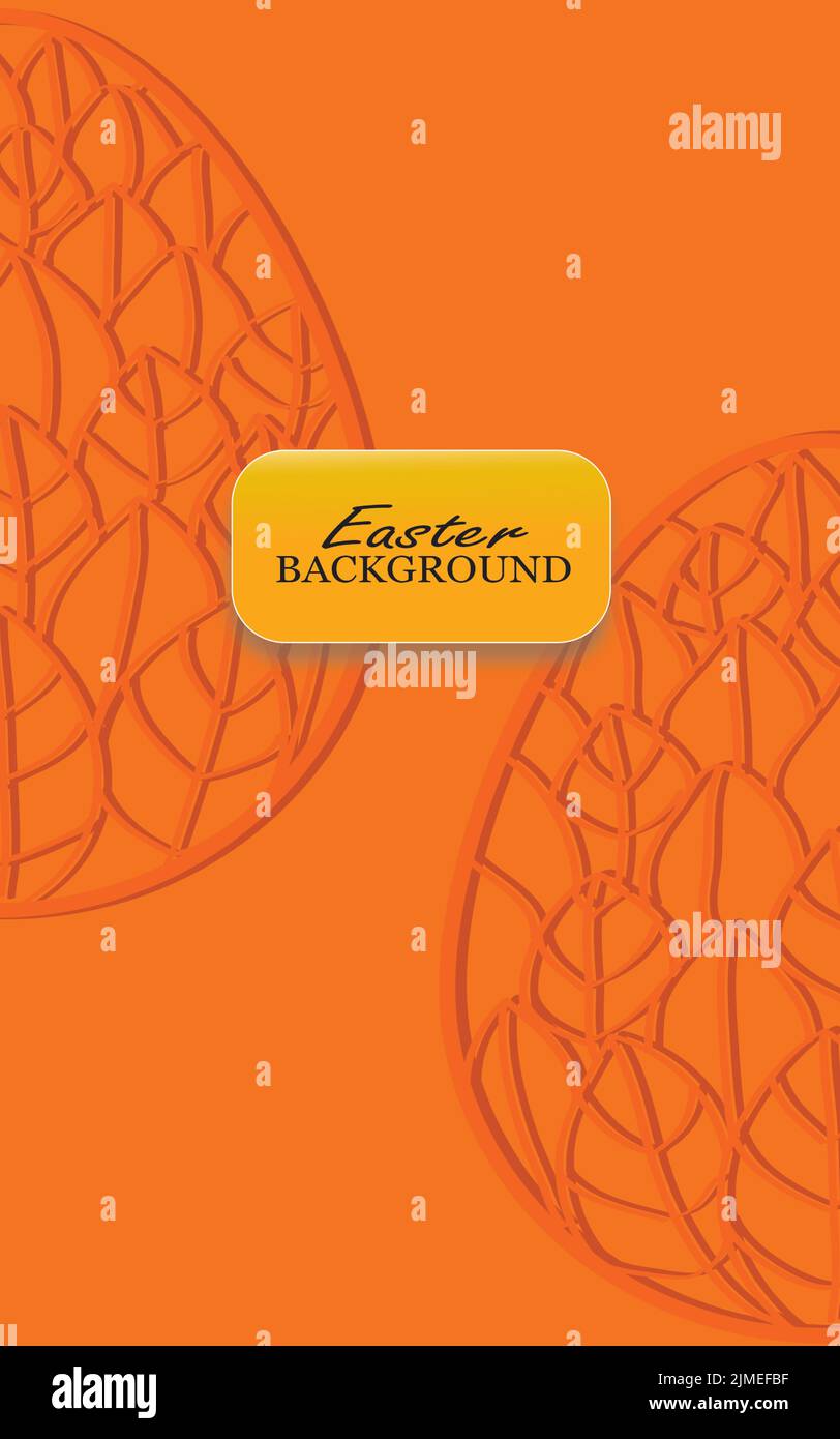 A trendy Easter design with typography eggs and bunny Stock Vector ...