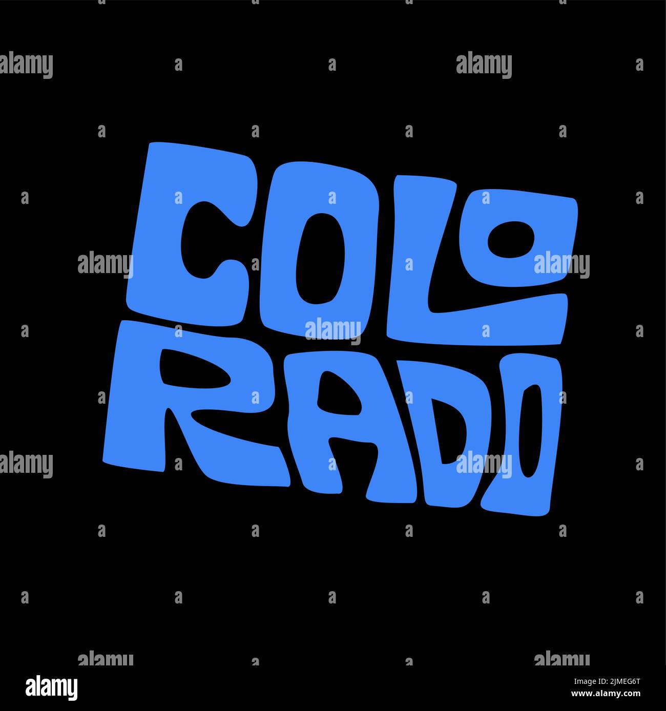 Colorado typography hi-res stock photography and images - Alamy