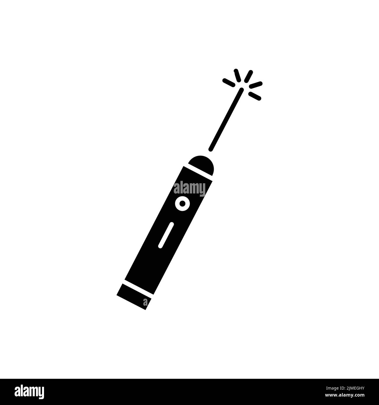 Pointer laser icon. Icon related to electronic, technology. Glyph icon ...