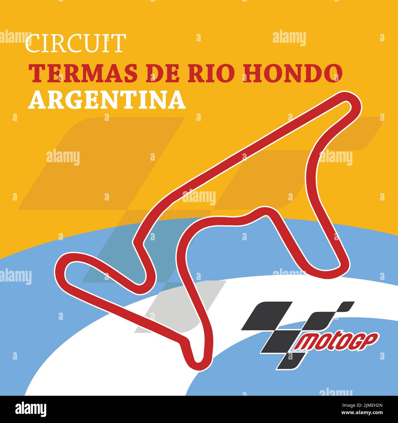 Termas De Rio Hondo Circuit Argentine logo design. for various purposes ...
