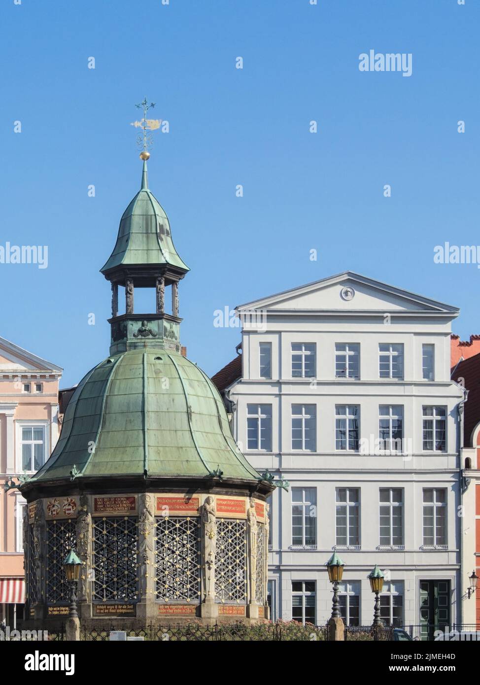 Wismar - Wasserkunst (Water Art), Germany Stock Photo - Alamy