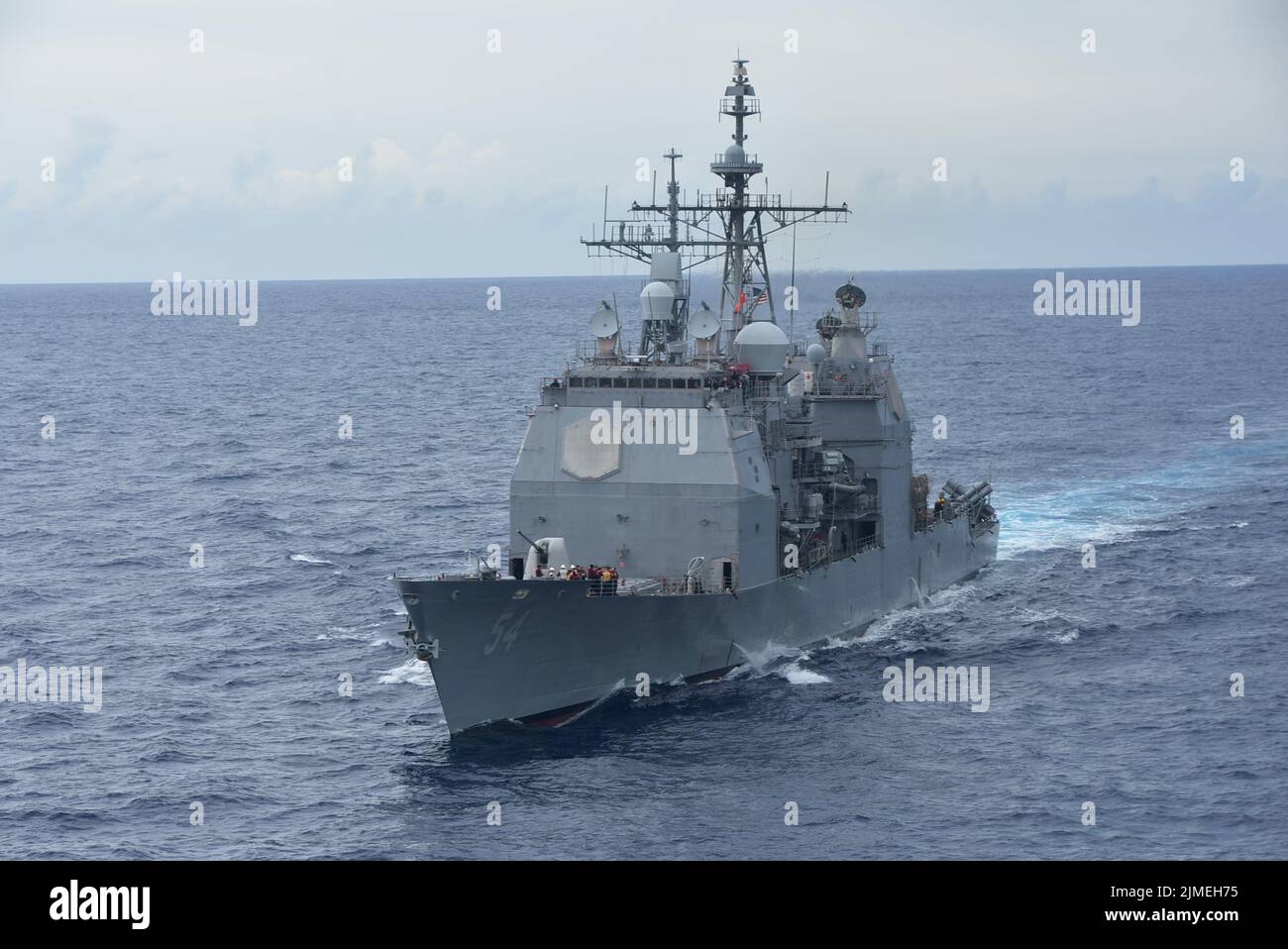 Philippine Sea. 4th Aug, 2022. The Ticonderoga-class guided missile ...