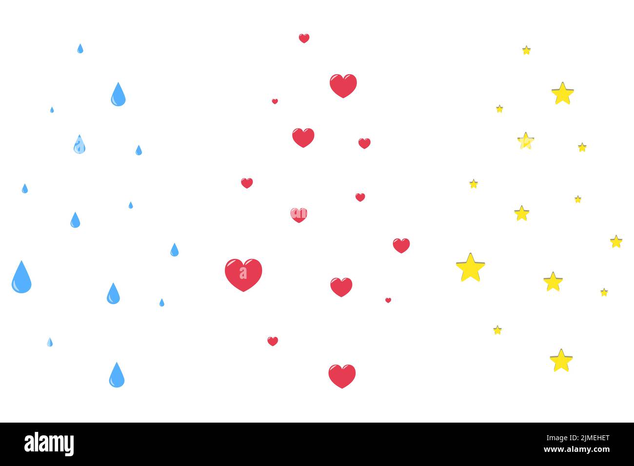 Glittering golden star set Cut Out Stock Images & Pictures - Alamy