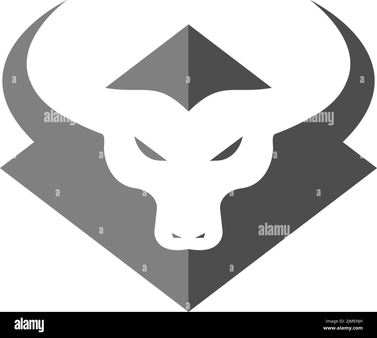 bull logo vector icon design Stock Vector Image & Art - Alamy