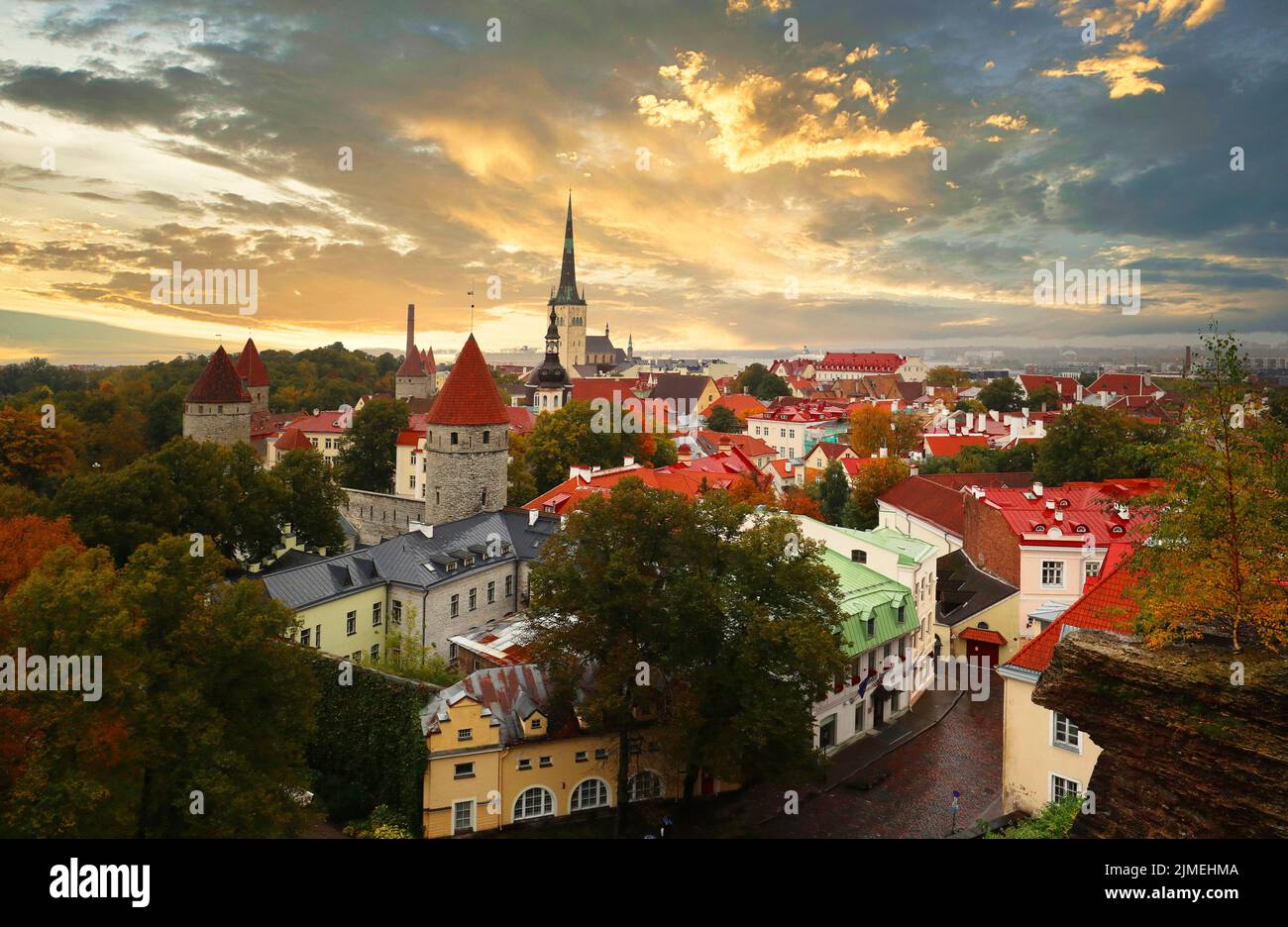 The City Tallinn, Estonia, baltic States, Europe Stock Photo - Alamy