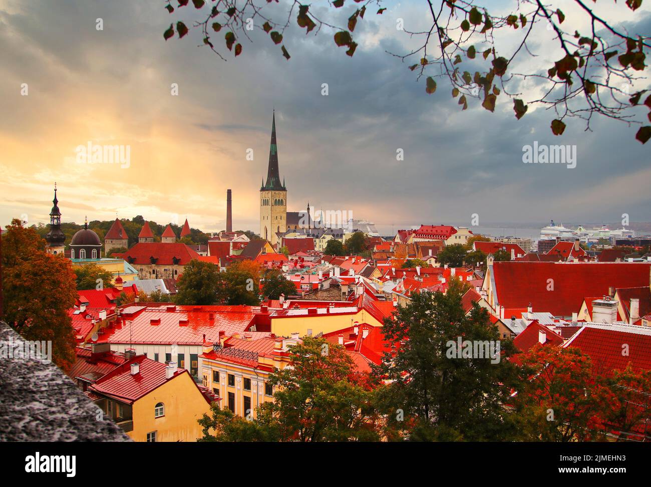 The City Tallinn, Estonia, baltic States, Europe Stock Photo - Alamy