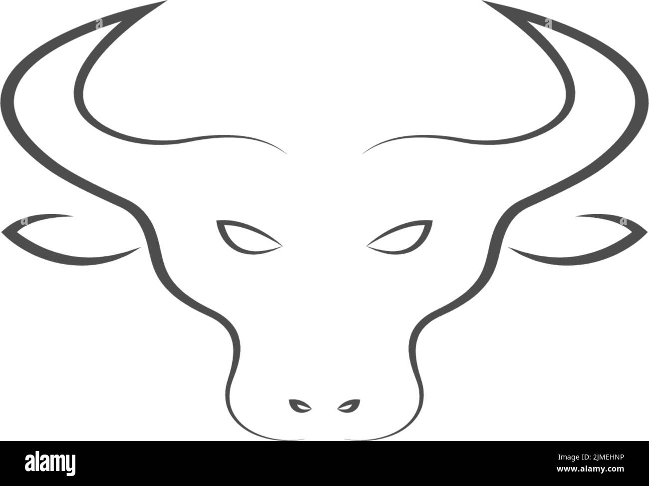 bull logo vector icon design Stock Vector Image & Art - Alamy